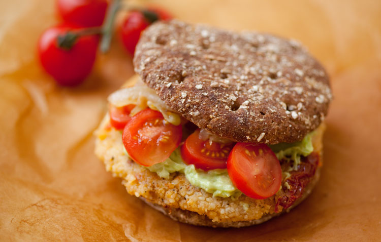 little cafeteria: Couscous Burger