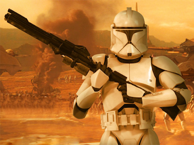 A Clone Trooper runs a Doom 3 monster gauntlet | SpaceBattles
