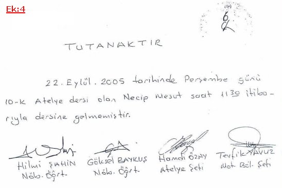 Tutanak Örnegi (örnek Tutanak) | Hazır Dilekceler