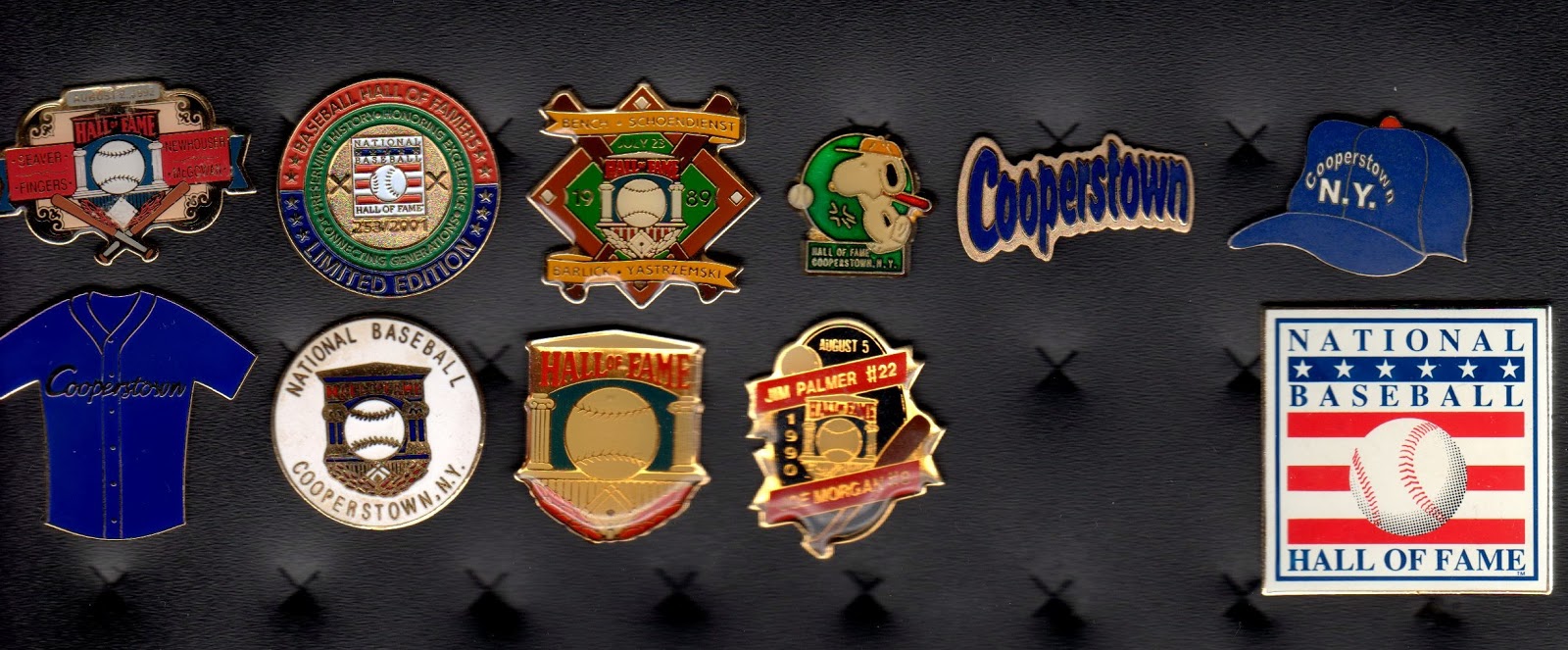 baseball pin collection display collecting : baseball hall of fame ...