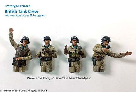 Tabletop Fix: Rubicon Models - British Tank Crew Preview