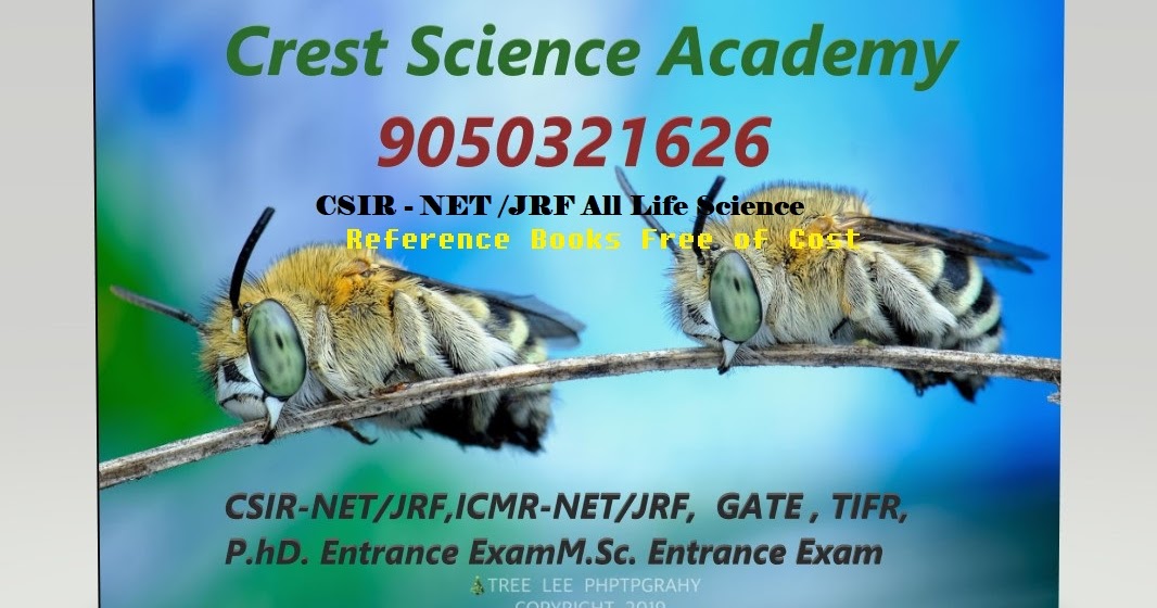 CSIR-NET/JRF All Life Science Reference Books Free