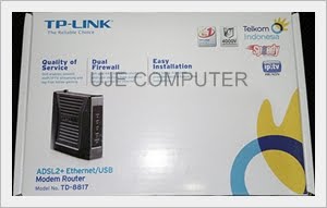 Welcome To .:UJECOM:.: Modem Telkom Speedy ADSL TP-Link TD 8817