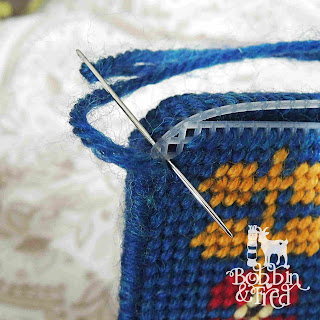 How To Join Two Pieces of Plastic Canvas Together and Finish Raw Edges ...