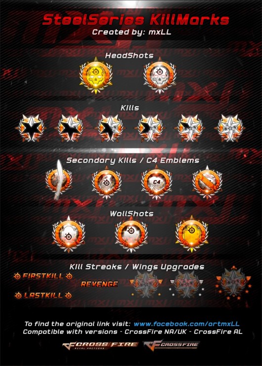 Crossfire kill marks