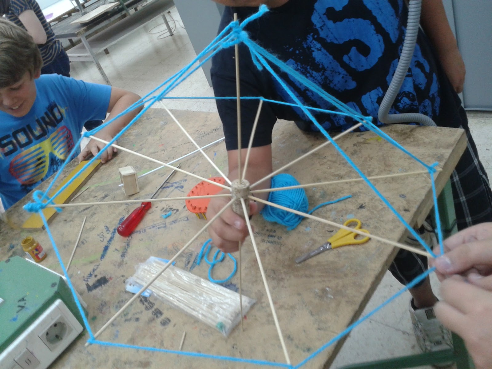 Nuestro molino de viento: Estructura de las aspas