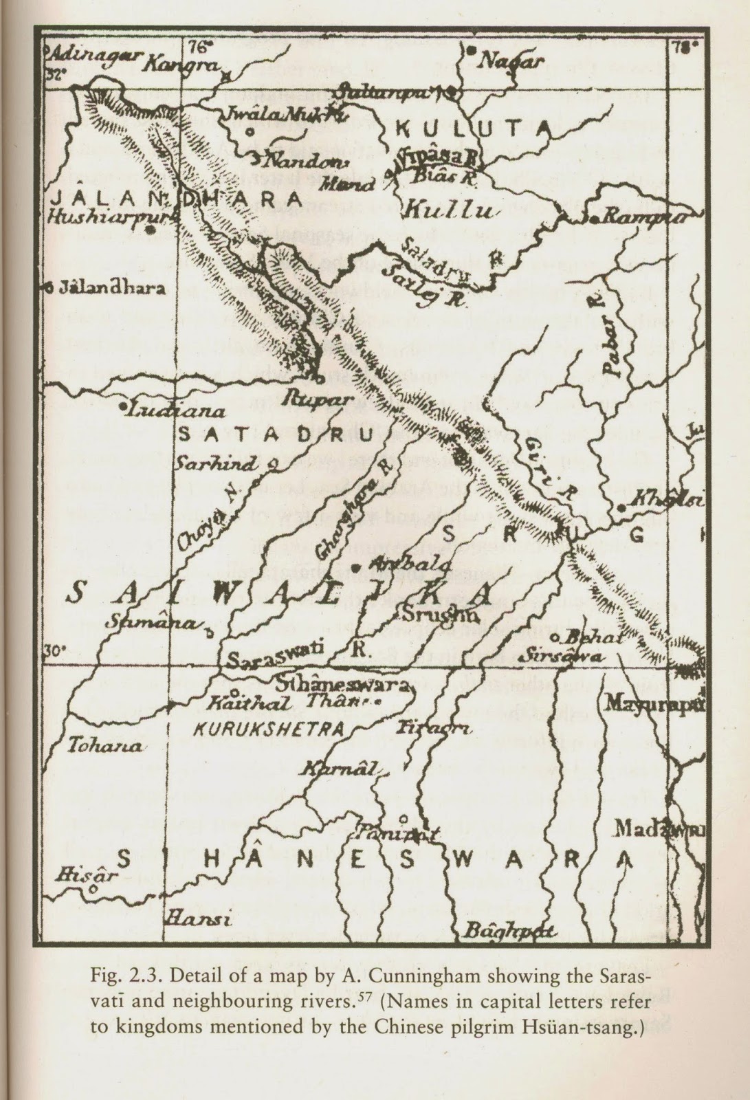 Mapping Resources For India: Sarasvati River