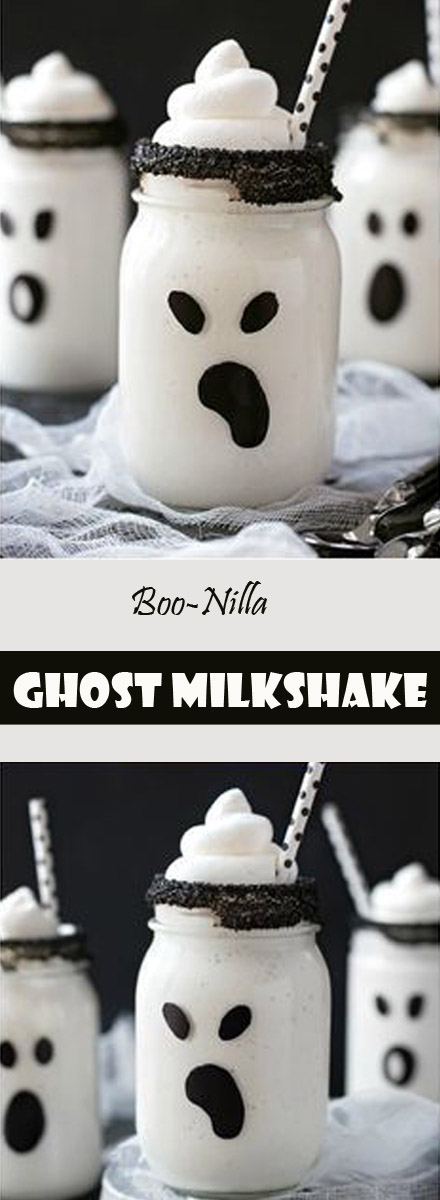 BOO-NILLA GHOST MILKSHAKES RECIPE | Awesome Foods