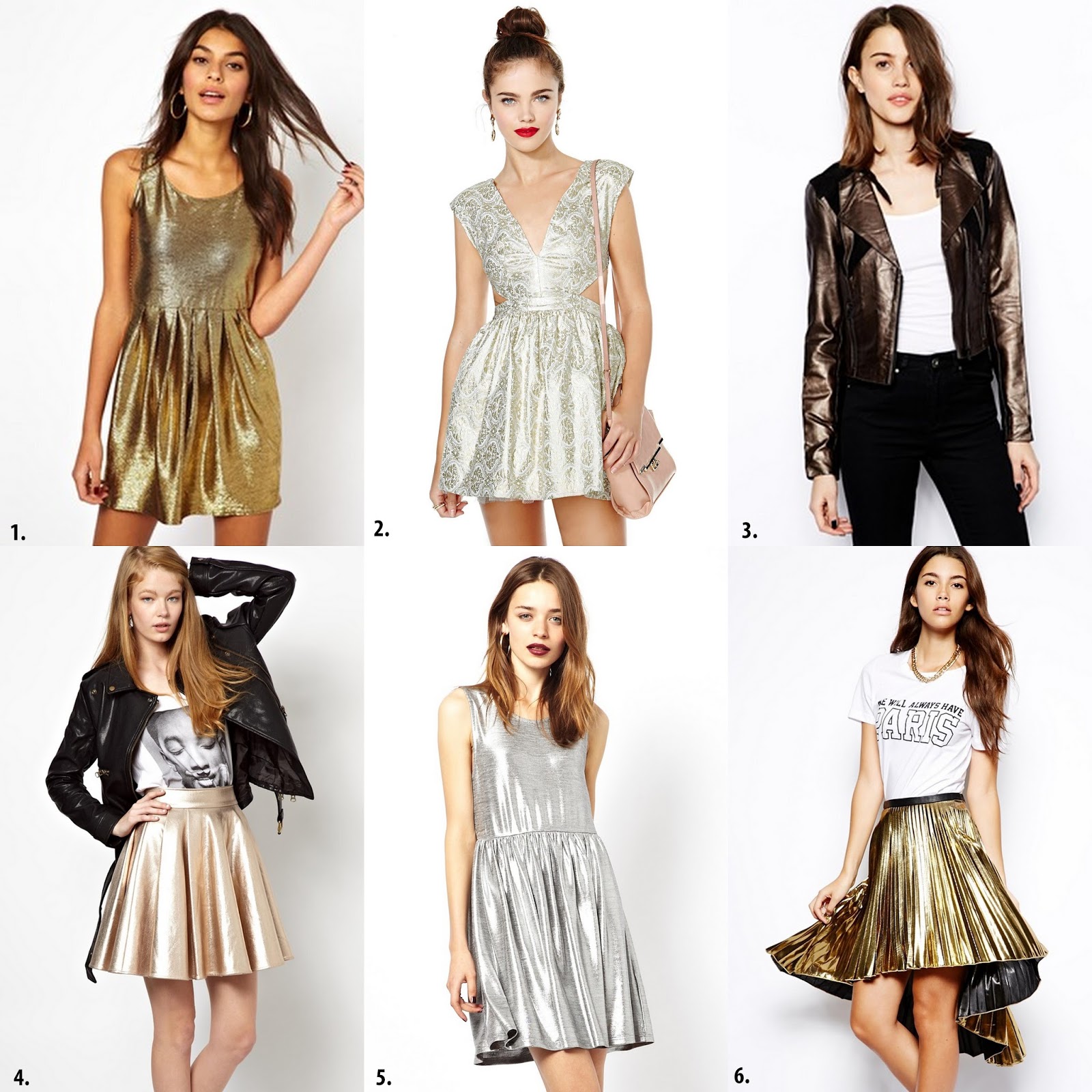 Frills and Thrills: The Metallic Trend 2014