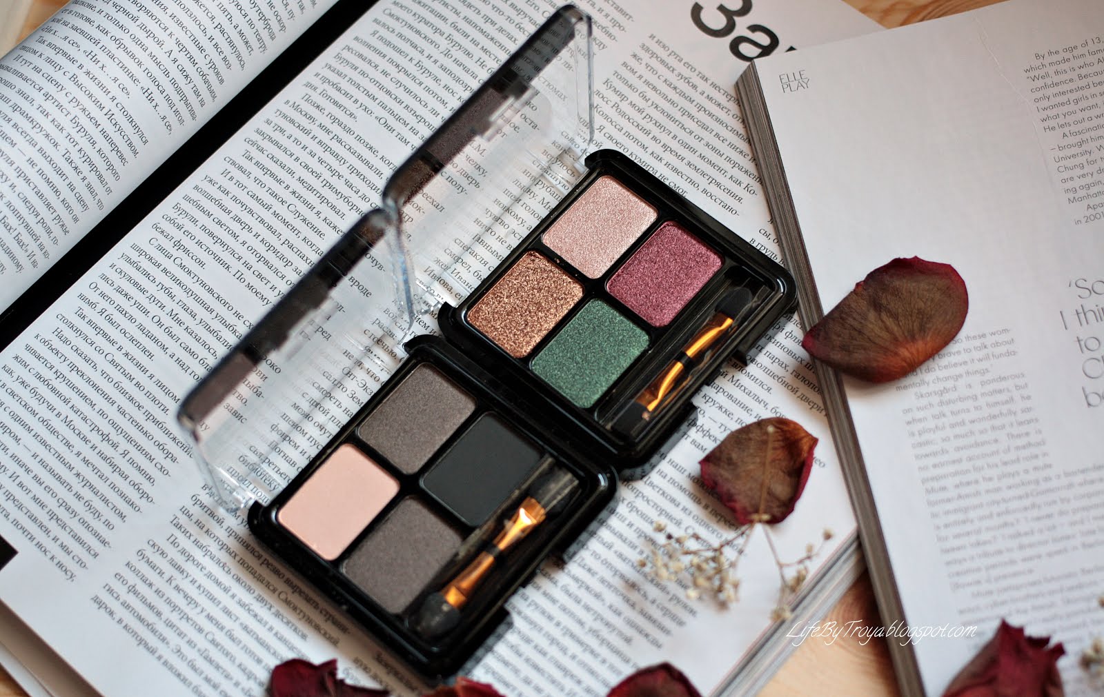 Review:: Christian Faye Quattro Eyeshadow Green and Brown, Smokey Eyes ...