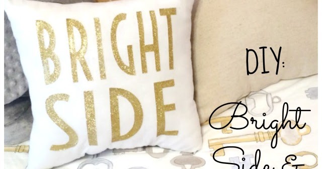 All Paths Lead to Wonderland: DIY Bright Side/Monday Side Pillow