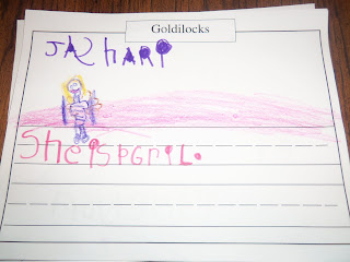 Mrs. Wood's Kindergarten Class: Goldilocks Character Study