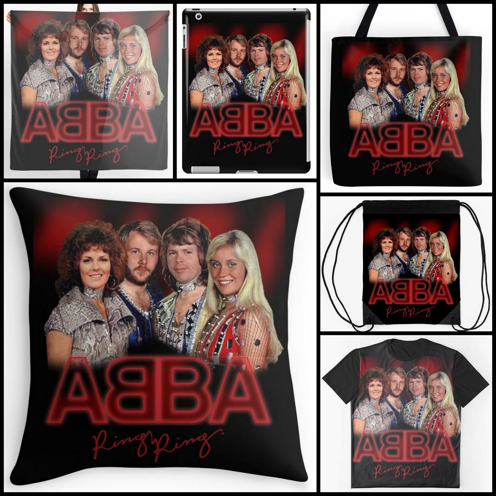 ABBAFanatic: ABBA - More Custom Designs & Items - Cushions, Bags ...