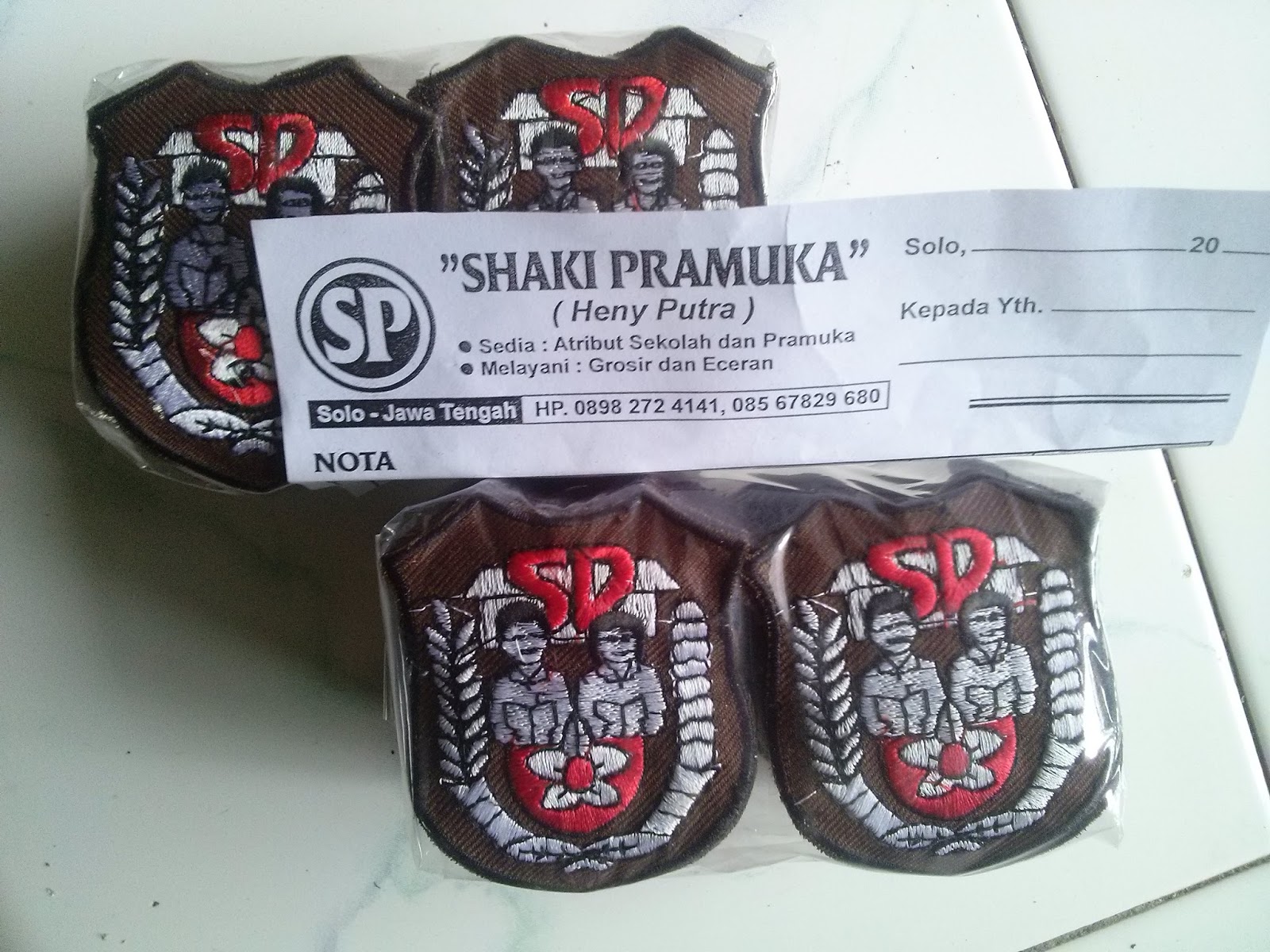 Jual Bet Badge Sekolah SD SMP SMA Bordir | Shaki Pramuka Jual Bet Badge Sekolah SD SMP SMA Bordir | Shaki Pramuka