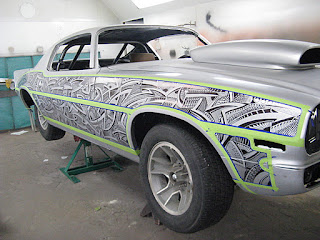 Pinstripe Chris: The Sharpie Pro Street Camaro Part 2