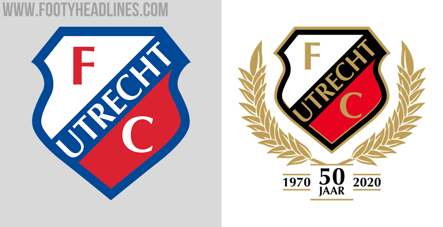 No Diagonal Design: FC Utrecht 20-21 50-Years Anniversary Home Kit ...