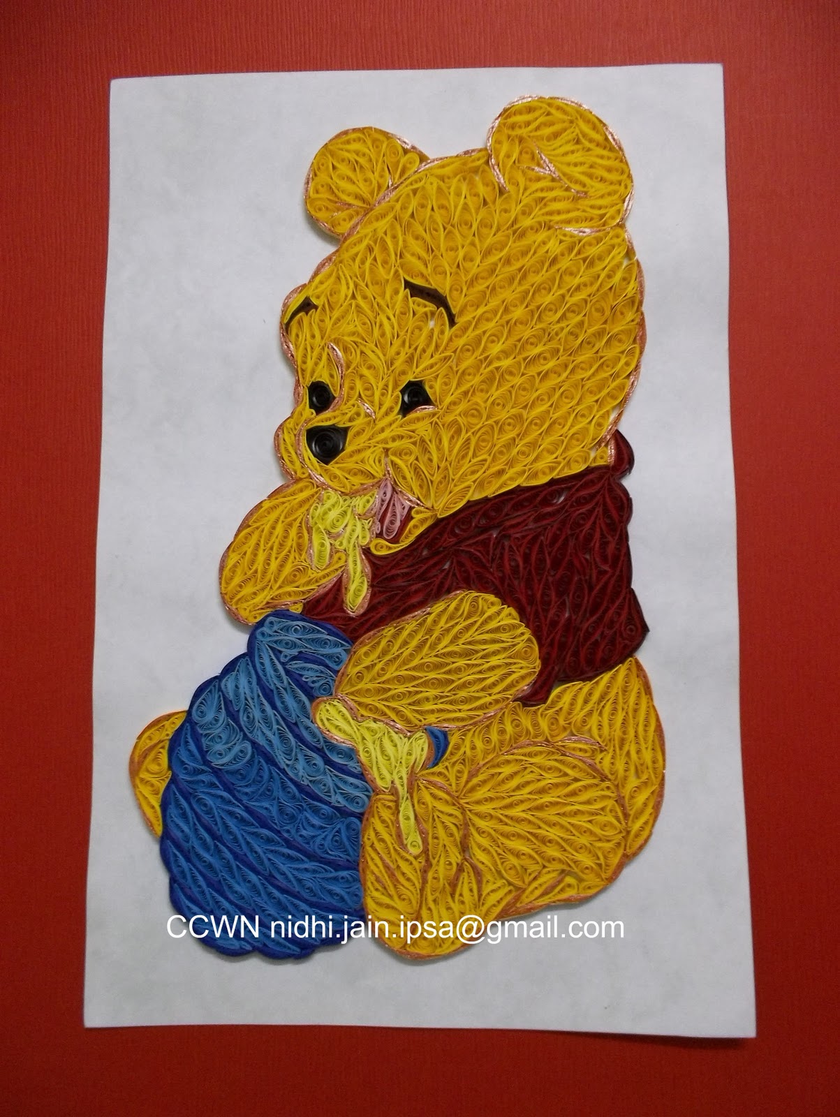Being Creative in the world of Paper Crafting!!!: Winnie the POOH!!!!
