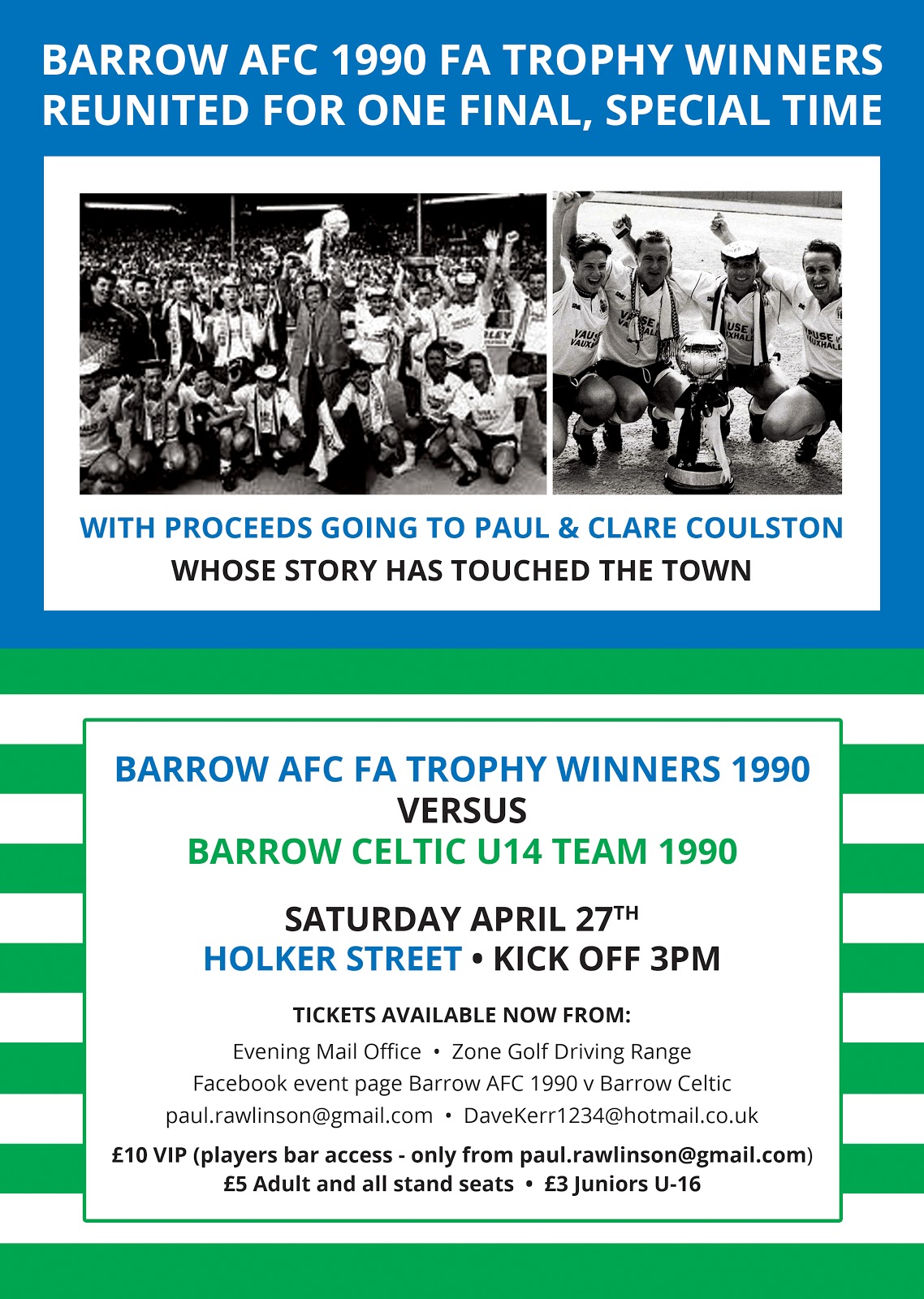 Neighbourhood Management: Barrow AFC Trophy Winners 1990 v Barrow ...