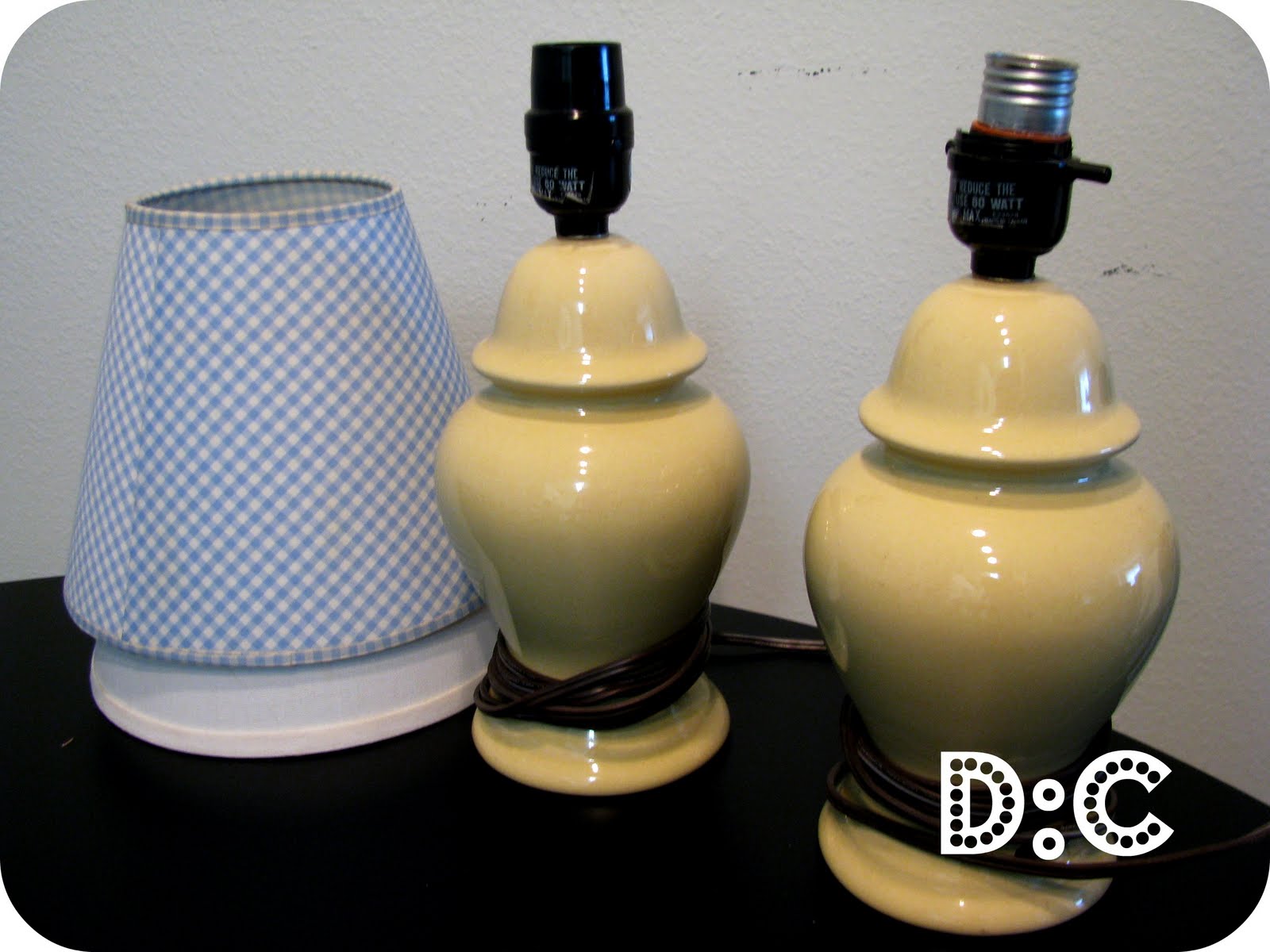 Destination: Craft: Ruffled Lamp Tutorial