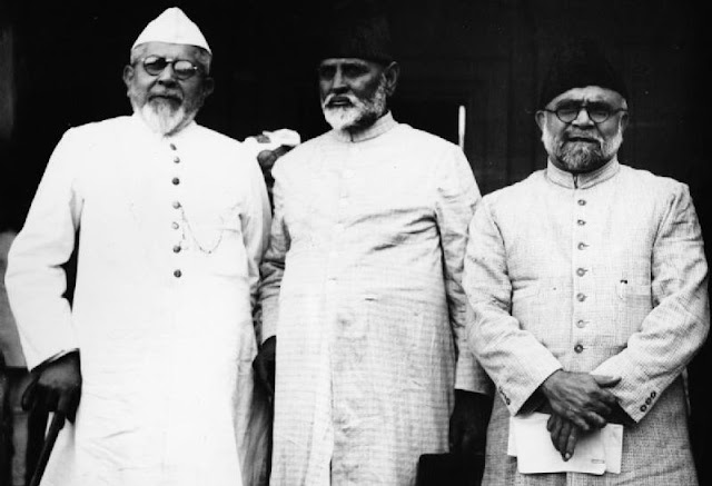Nationalist Indian Muslim leaders after their meeting with the British ...