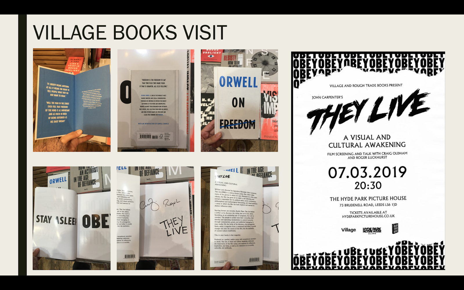 Studio Practice: STUDIO BRIEF TWO: PRESENTATION