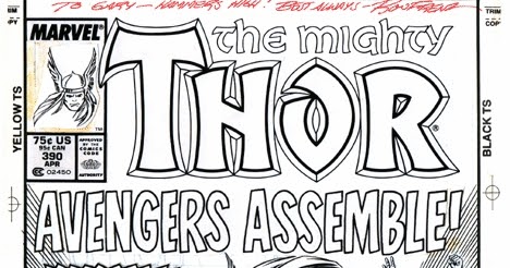Marvel Comics of the 1980s: 1988 - Anatomy of a Cover - The Mighty Thor ...