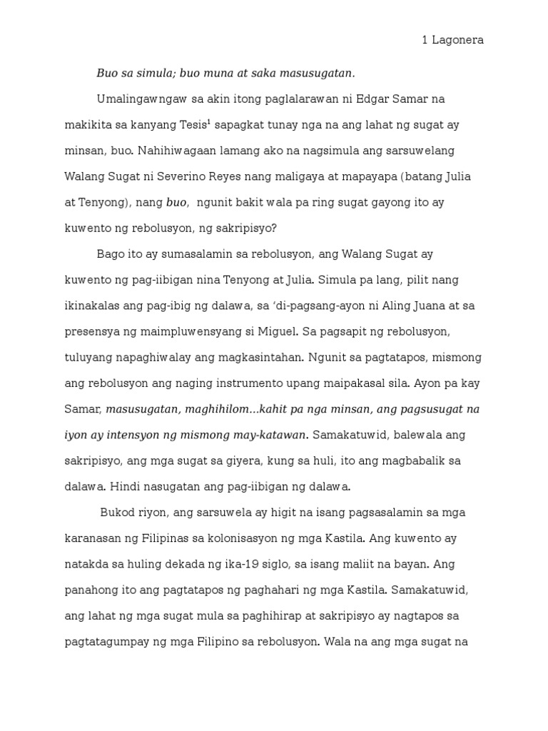 talambuhay ni severino reyes - philippin news collections