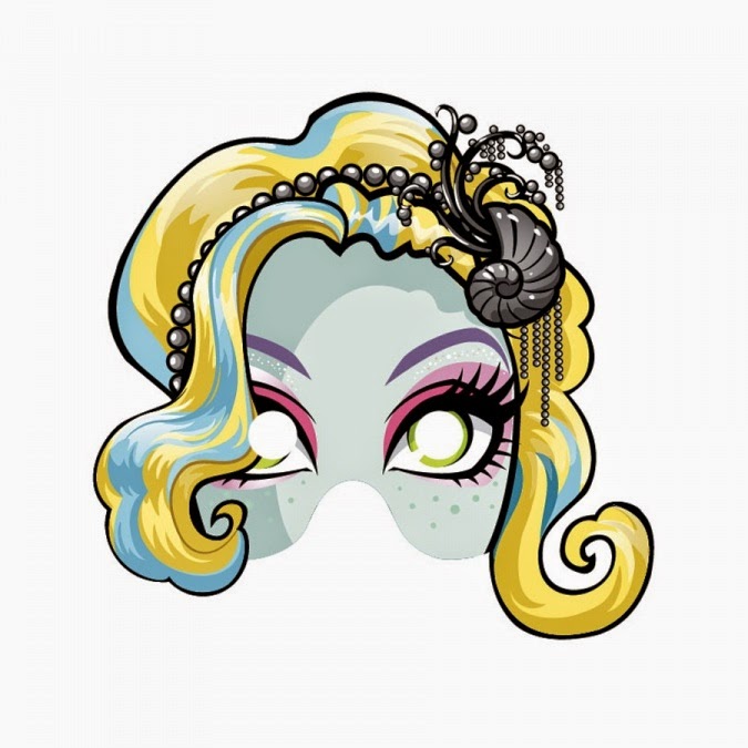 Monster High Free Printable Masks. - Oh My Fiesta! in english