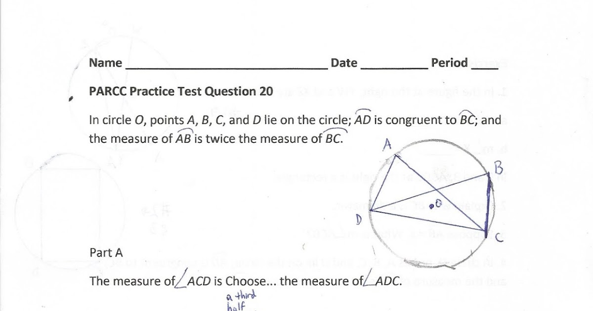 Geometry, Common Core Style: PARCC Practice Test Question 20 (Day 163)