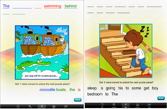 Eclectic Montage: Review - Rainbow Sentences IPad App