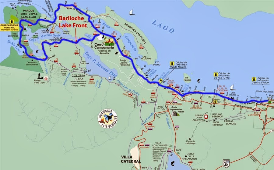 Bariloche para Brasileiros : Circuito Chico e Circuito Grande