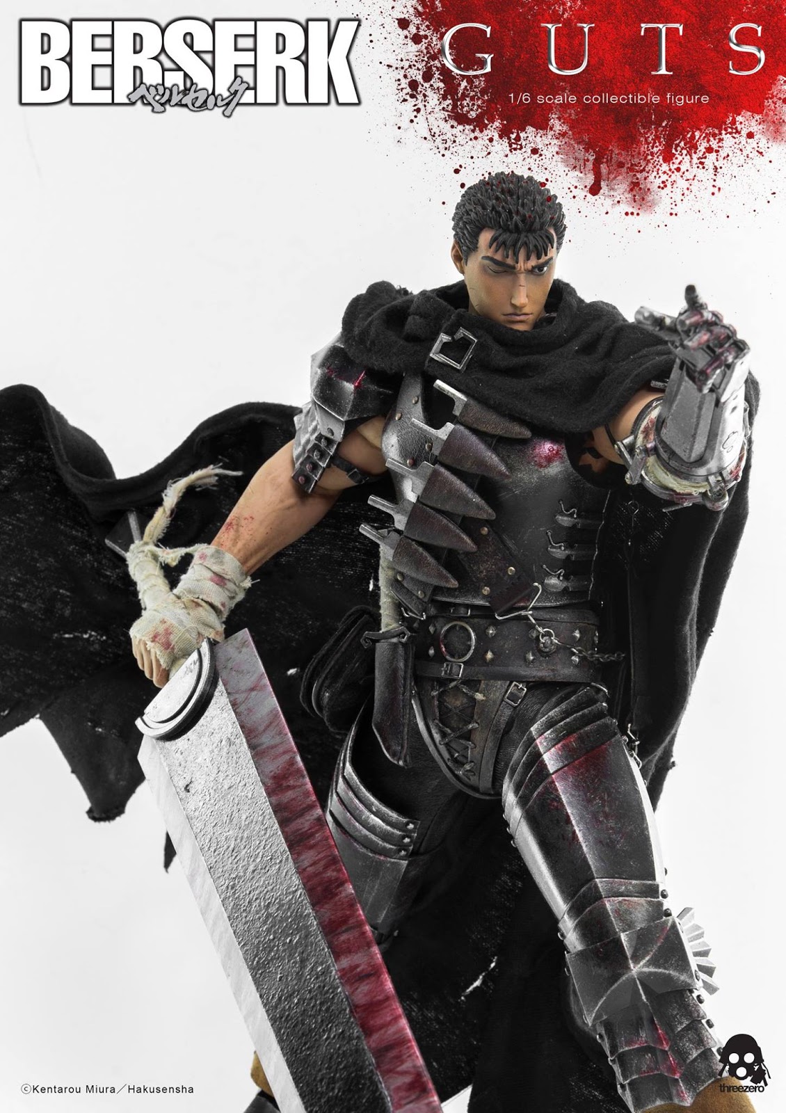 toyhaven: Preview ThreeZero 1/6th scale Berserk Guts 12-inch (32cm ...