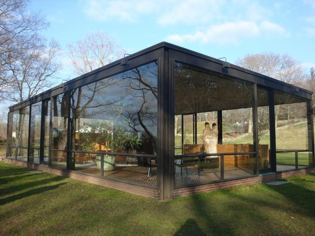fastudio: La Glass House di Philip Johnson - una "scatola" di vetro ...