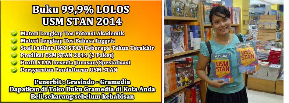 SmartPro Education: Galeri Foto Buku 99,9% LOLOS USM STAN 2014