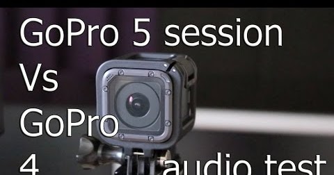 Stacey Douglas: demo of the GoPro 5 Session vs GoPro 4 audio test