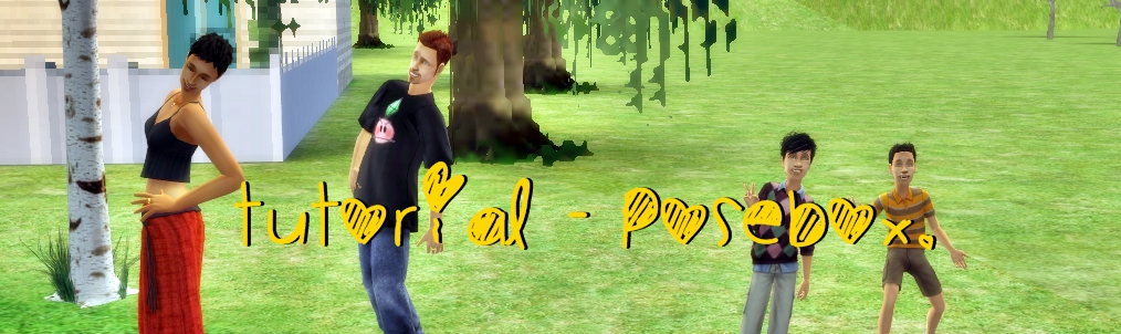 Histórias & The Sims: The sims 2 - Tutorial: Usando posebox com o OMSP.