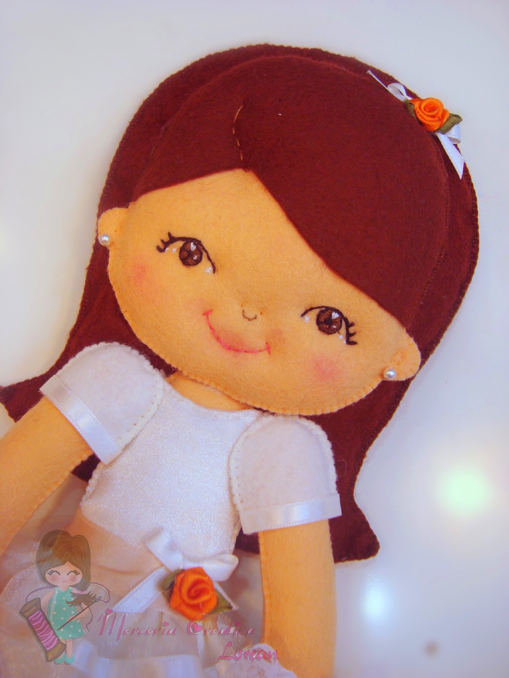 Creativa Lorean: Muñeca de comunión en fieltro