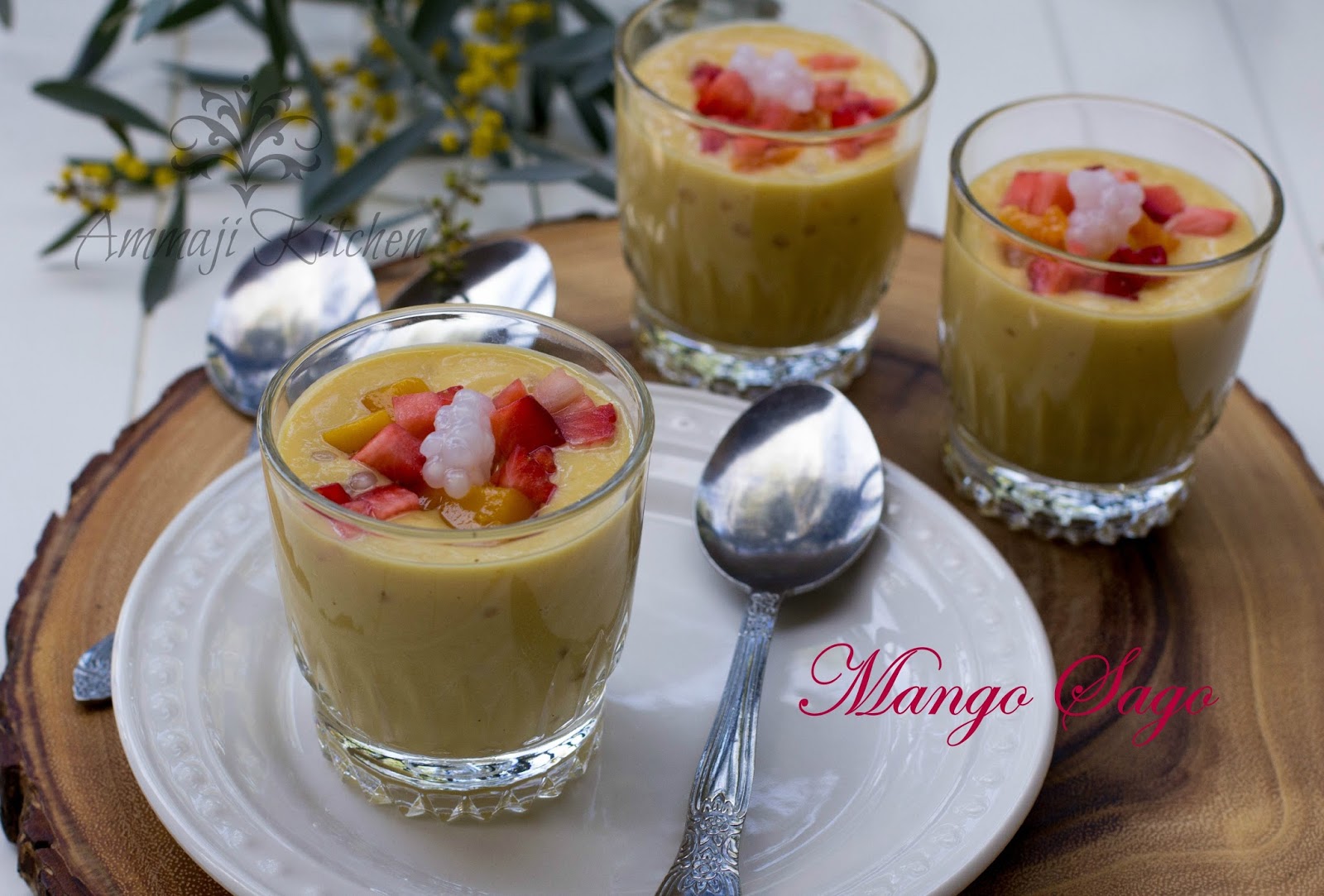 Mango Sago | Indian Food Recipes | Ammaji Kitchen