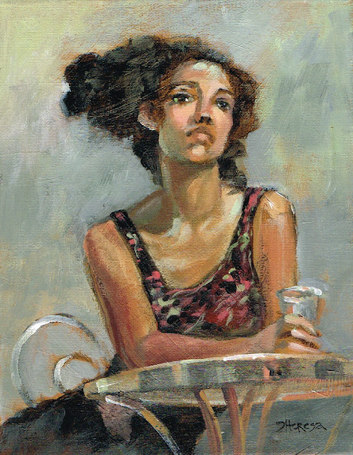 Thick Air Gallery: "Tiny Table" Figure painting from live model