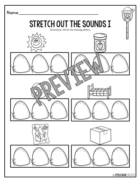Emily Jane Creates: DECEMBER NO PREP KINDERGARTEN PACKET-OVER 100 PAGES!