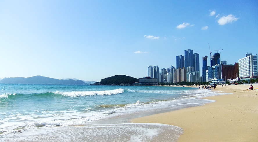 เที่ยว หาดแฮอึนเด (Haeundae Beach) หาดที่มีชื่อเสียง เมืองปูซาน - #1 ...