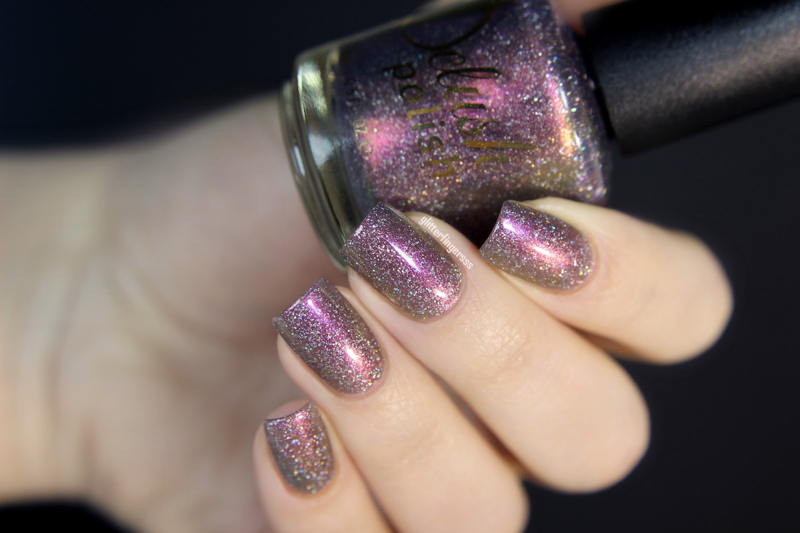 Delush Polish | No Vacancy trio ~ Glitterfingersss in english