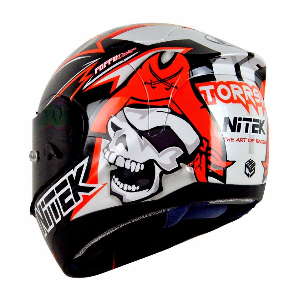 Racing Helmets Garage: NiTEK P1 J.Torres 2015 by HH style center ...