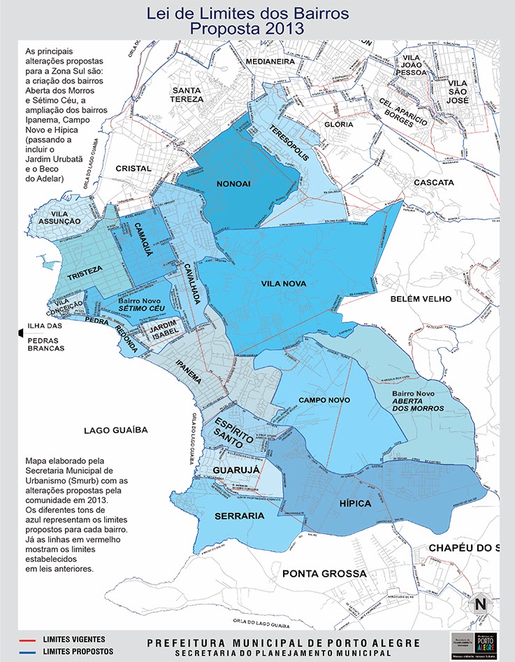 O Jornalecão: Mapa da Zona Sul terá alteração de limites e novos bairros