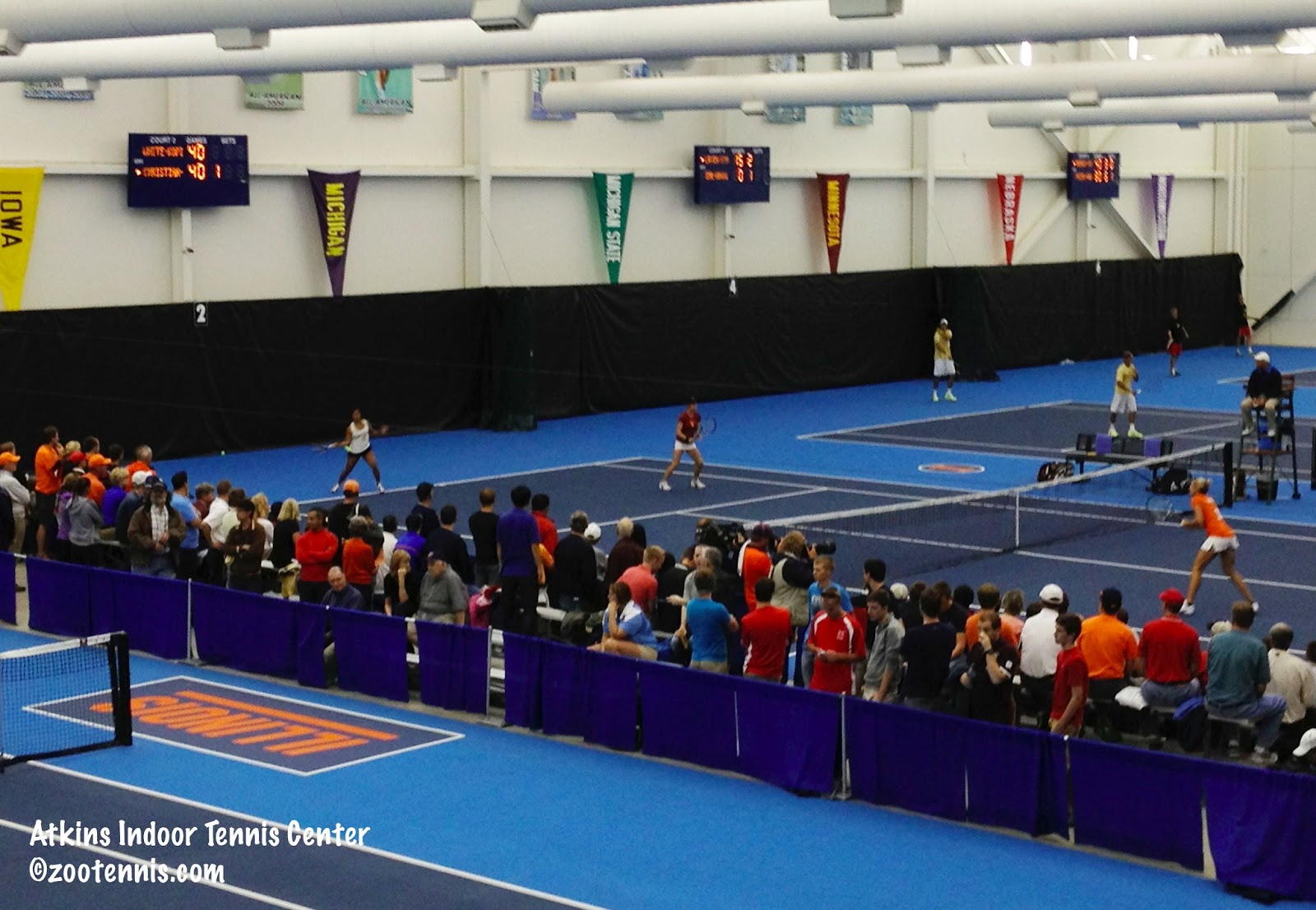 ZooTennis: NCAA Division I Final Four Decided Indoors; Three of Eight ...