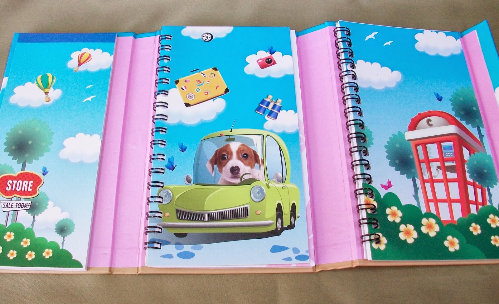 Recuerdos Cecile: Libretas para chicas: 3 libretas por el precio de 1.