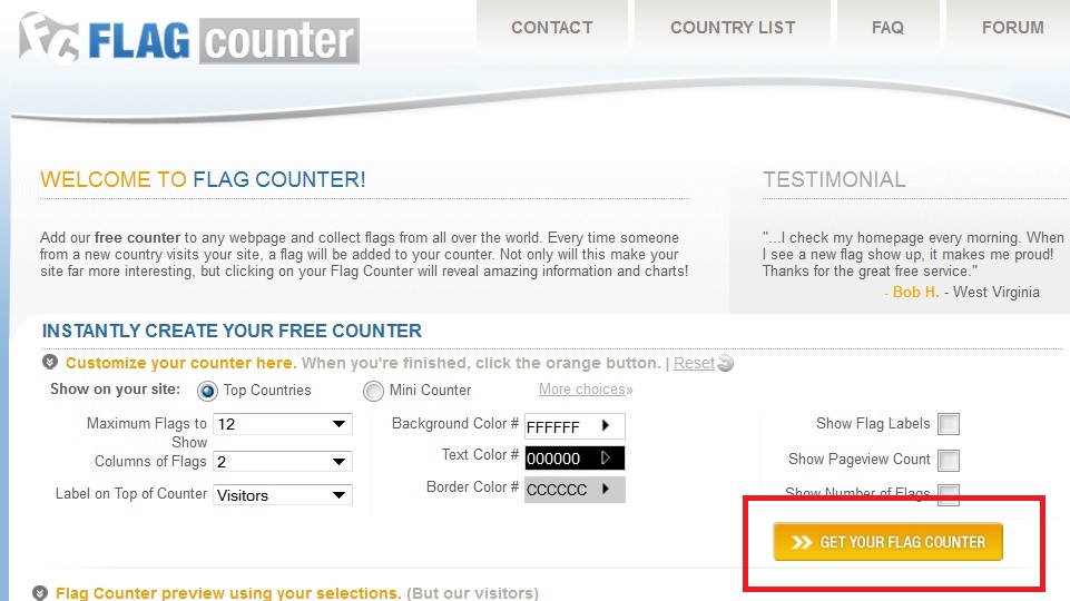Flag Counter Widget For Blogger | Blog Genes