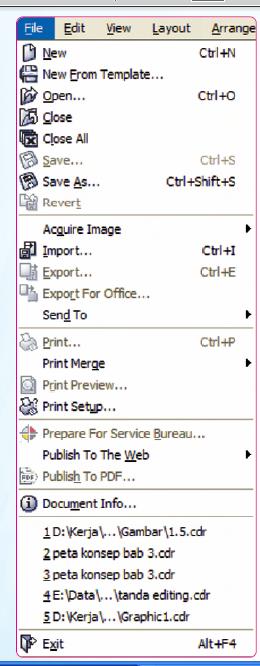 Graphic Design Mengenal Menu Toolbar Toolbox Property Bar Dan Docker Pada Coreldraw
