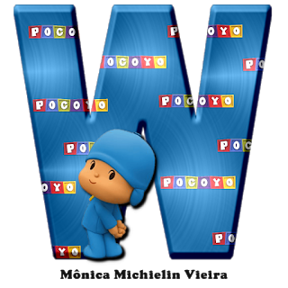 Letras de Pocoyo. Pocoyo Letters. - Oh my Alfabetos!