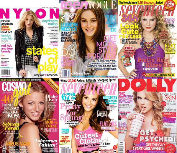 ティーン向け雑誌の表紙まとめ(2009年～) 人気のある女の子 It Girlは誰？ - mysterious sheets